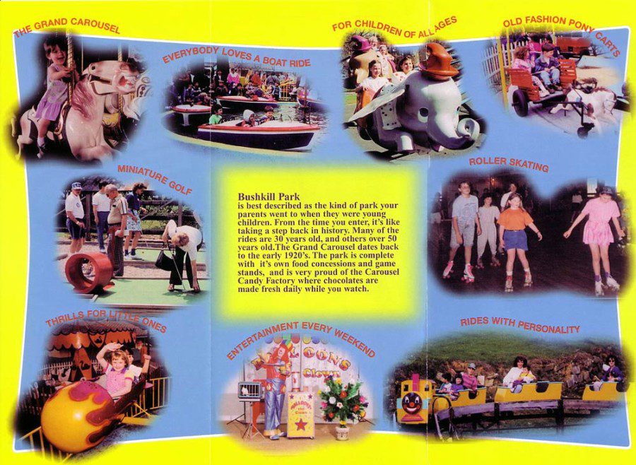 Bushkill Park Map 2026 PDF (Printable) | ThemeParkBrochures.net