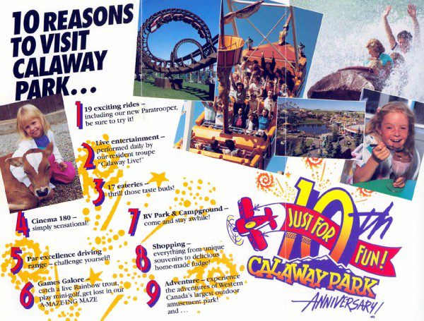 Calaway Park Map and Brochure (1990 - 2025) | ThemeParkBrochures.net