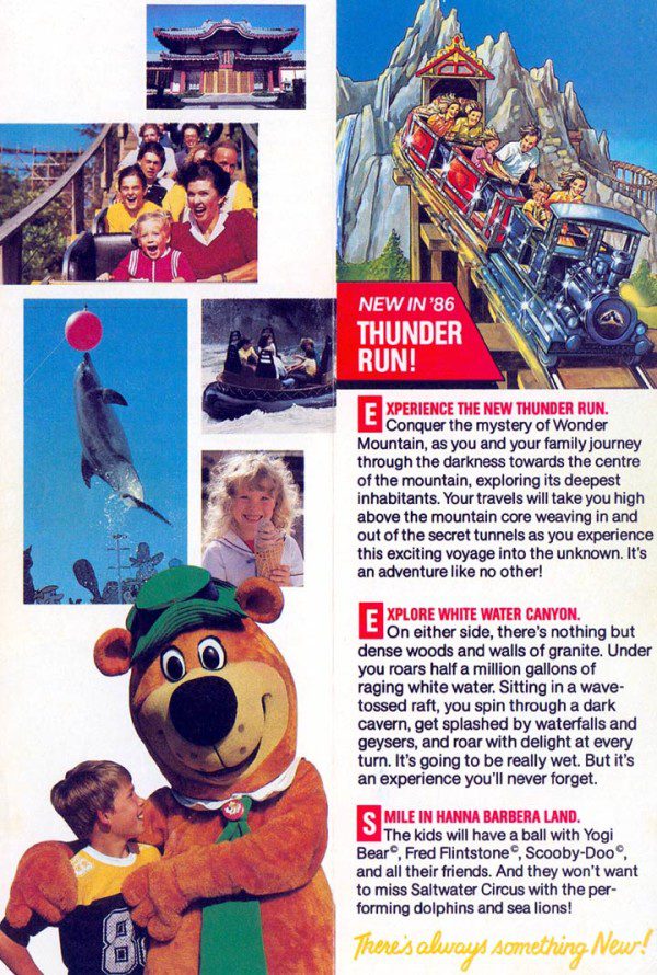 Old Canada's Wonderland Maps (1981 to 2025) Archive ...