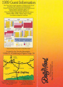 Dollywood Map and Brochure (2025 - 1989) | ThemeParkBrochures.net
