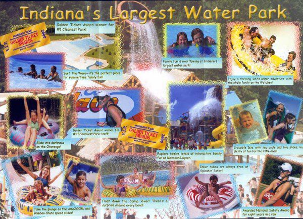 Holiday World & Splashin' Safari Map and Brochure (1986 - 2025 ...