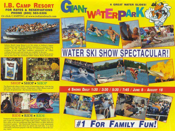 Indiana Beach Map and Brochure (1954 - 2024) | ThemeParkBrochures.net