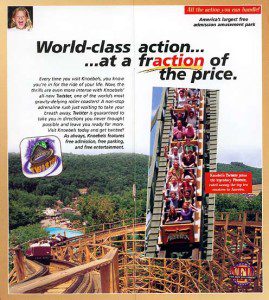 Knoebels Amusement Resort Map and Brochure (2025 - 1998 ...