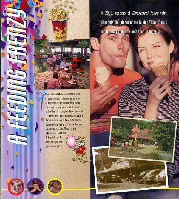 Knoebels Amusement Resort Map and Brochure (2025 - 1998 ...