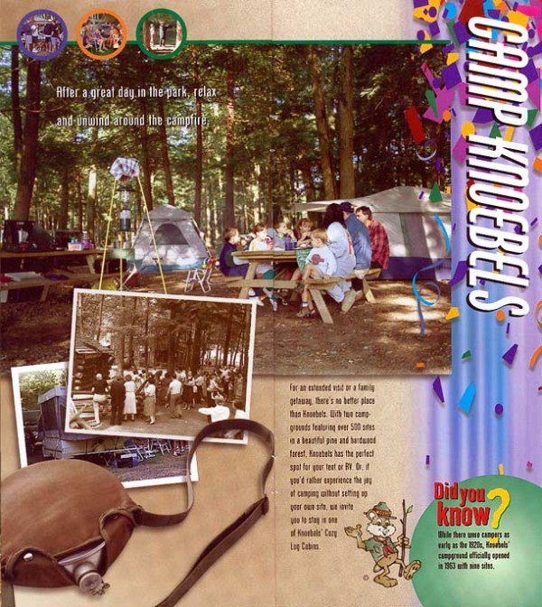 Knoebels Amusement Resort Map and Brochure (2025 - 1998 ...