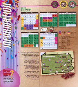Knoebels Amusement Resort Map and Brochure (2025 - 1998 ...