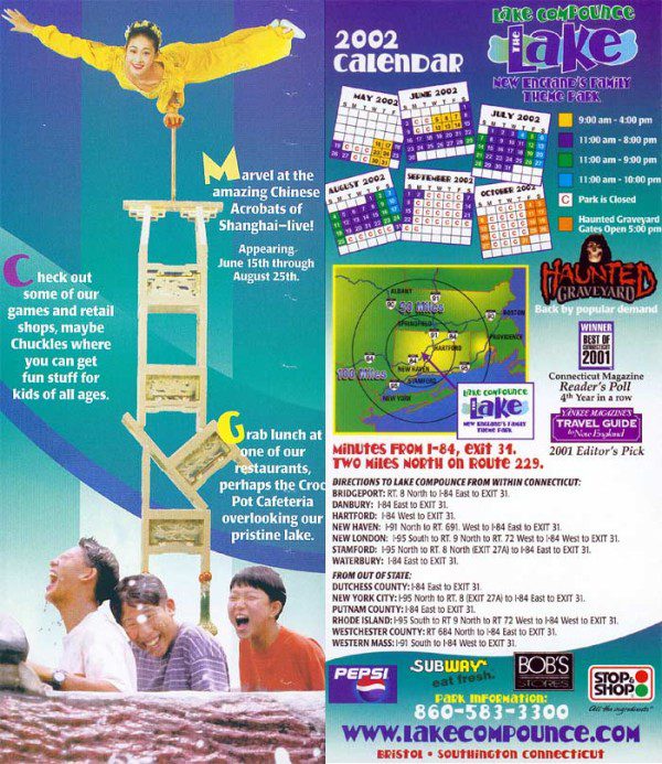 Lake Compounce Map 2026 PDF (Printable) | ThemeParkBrochures.net