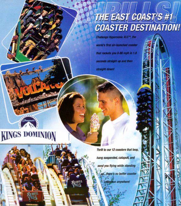 Kings Dominion Map and Brochure (2025 - 1978) | ThemeParkBrochures.net