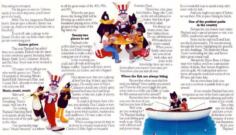Playland Map and Brochure (1981 - 2025) | ThemeParkBrochures.net