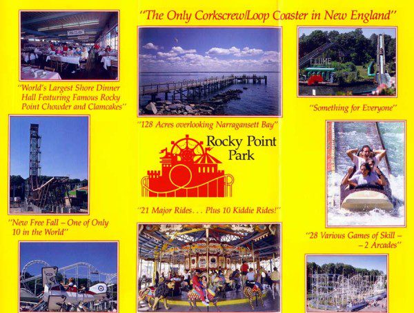 Rocky Point Park Map and Brochure (1980 - 1991) | ThemeParkBrochures.net