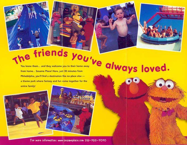 Sesame Place Park Map and Brochure (2025 - 2001) | ThemeParkBrochures.net