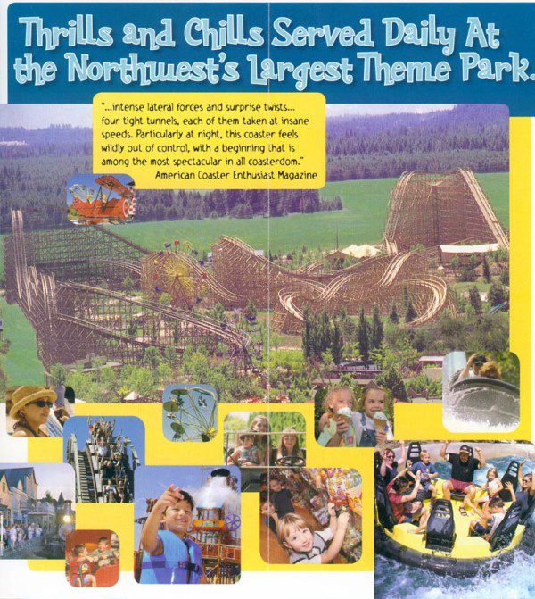 Silverwood Theme Park Map and Brochure (2025 - 1990 ...