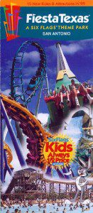 Six Flags Fiesta Texas Map and Brochure (2025 - 1992 ...