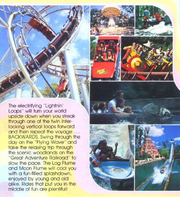 Six Flags Great Adventure Map and Brochure (2024 - 1974 ...