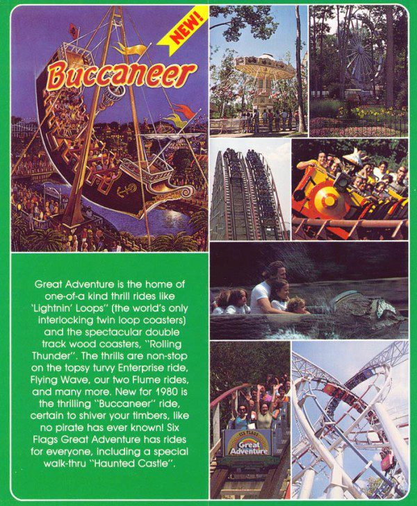 Six Flags Great Adventure Map and Brochure (2024 - 1974 ...