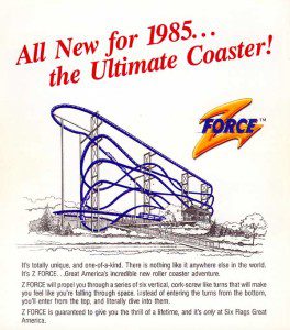Six Flags Great America Map and Brochure (1985 - 2024 ...