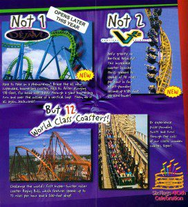 Six Flags Great America Map and Brochure (2025 - 1976 ...