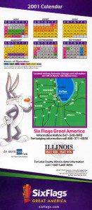 Six Flags Great America Map and Brochure (2025 - 1976 ...