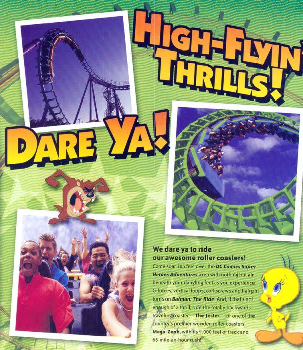 Six Flags New Orleans Map and Brochure (2002 - 2005 ...