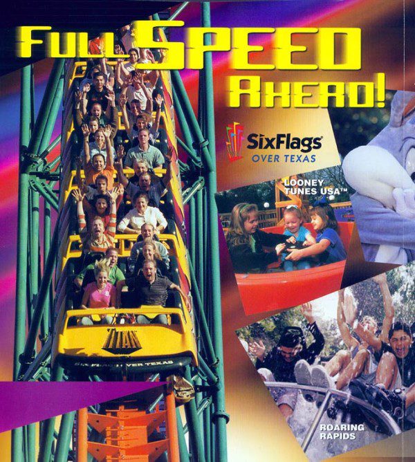 Six Flags Over Texas Map 2026 PDF (Printable) | ThemeParkBrochures.net
