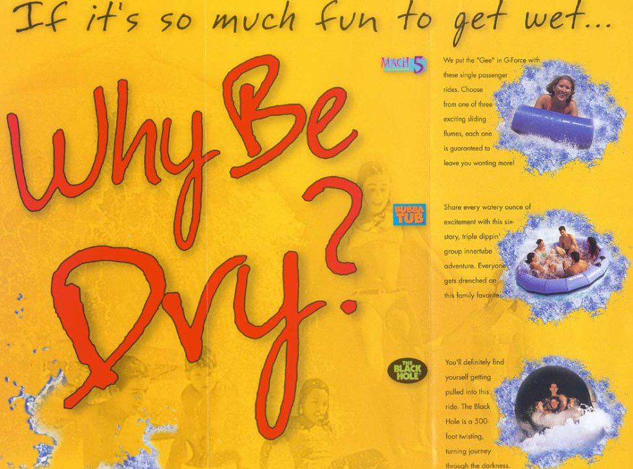 Wet ‘n Wild Orlando Map and Brochure (2001) | ThemeParkBrochures.net
