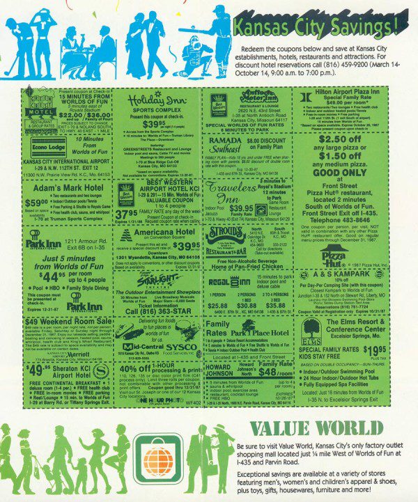 Worlds of Fun Map and Brochure (1986 - 2025) | ThemeParkBrochures.net