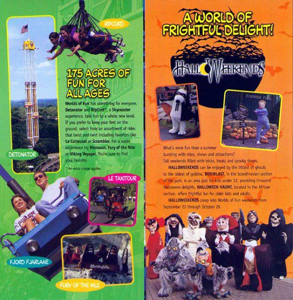 Worlds of Fun Map and Brochure (1986 - 2025) | ThemeParkBrochures.net