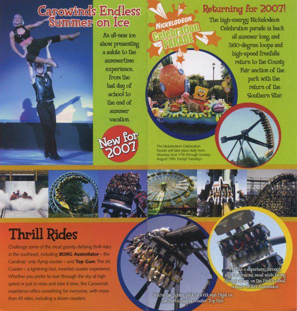 Carowinds Map and Brochure (2025 - 1973) | ThemeParkBrochures.net