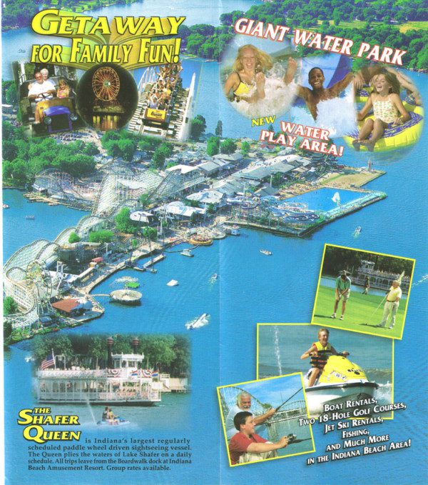 Indiana Beach Map and Brochure (1954 - 2024) | ThemeParkBrochures.net