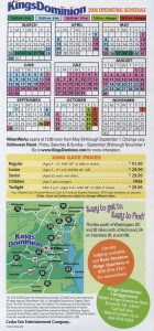 Kings Dominion Map and Brochure (2025 - 1978) | ThemeParkBrochures.net