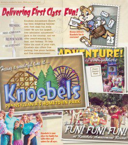 Knoebels Amusement Resort Map and Brochure (2025 - 1998 ...