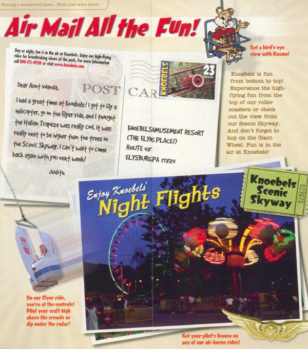 Knoebels Amusement Resort Map and Brochure (2025 - 1998 ...