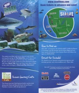 Sea Life Aquarium Map and Brochure (2011 - 2025) | ThemeParkBrochures.net