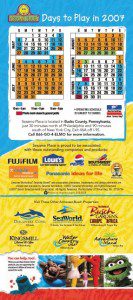 Sesame Place Park Map and Brochure (2025 - 2001) | ThemeParkBrochures.net