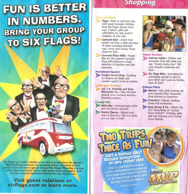 Old Six Flags Great America Maps (1976 to 2025) Archive ...