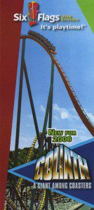 Six Flags Over Georgia Map and Brochure (1972 - 2025 ...