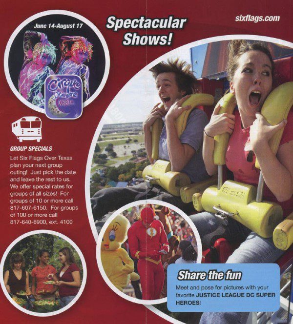 Six Flags Over Texas Map 2026 PDF (Printable) | ThemeParkBrochures.net