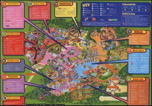 Chessington World of Adventures Resort Map and Brochure (1980 - 2024 ...