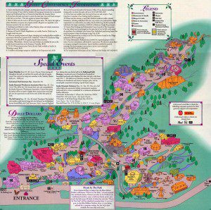 Dollywood Map and Brochure (2025 - 1989) | ThemeParkBrochures.net