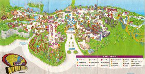 Six Flags Great Adventure Map and Brochure (2025 - 1974 ...