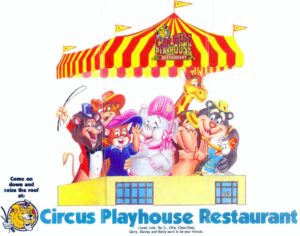 Circus Playhouse Restaurant Map and Brochure (1980 ...