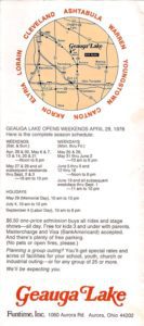 Geauga Lake Map and Brochure (1977 - 2007) | ThemeParkBrochures.net