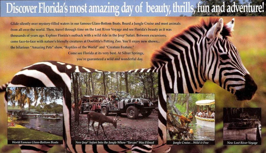 Silver Springs Map and Brochure (1958 - 2011) | ThemeParkBrochures.net