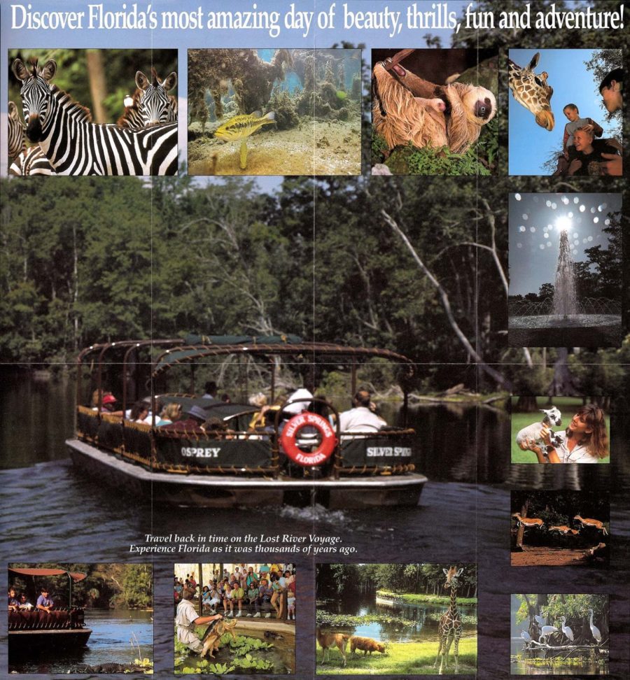 Silver Springs Map and Brochure (1958 - 2011) | ThemeParkBrochures.net