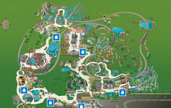 Busch Gardens Tampa Map and Brochure (1960 - 2024) | ThemeParkBrochures.net