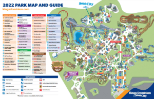 Kings Dominion Map and Brochure (2025 - 1978) | ThemeParkBrochures.net