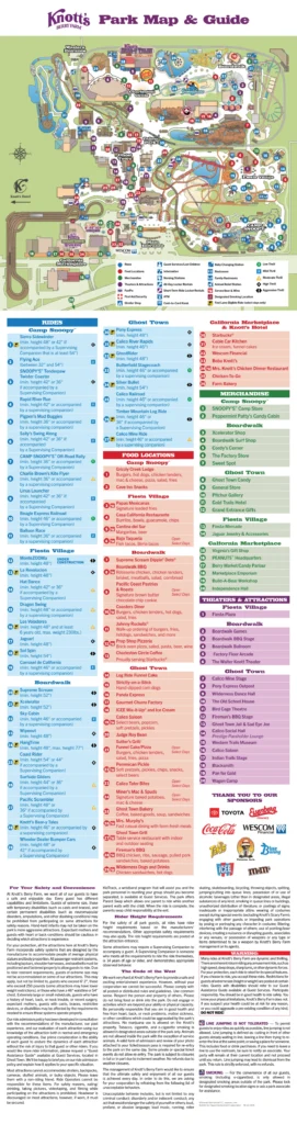 Knott's Berry Farm Map 2026 PDF (Printable) | ThemeParkBrochures.net