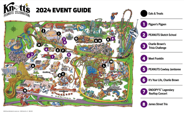 Old Knott's Berry Farm Maps (1943 to 2025) Archive | ThemeParkBrochures.net
