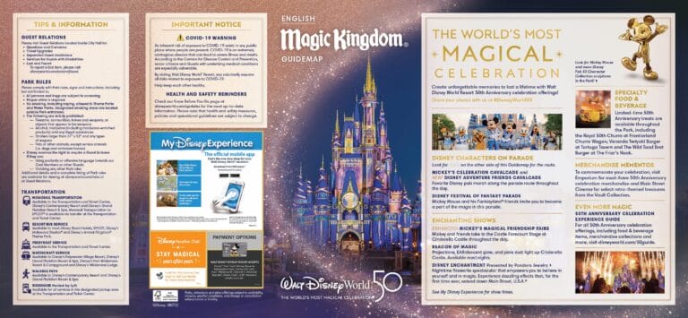 Old Magic Kingdom Maps (1971 to 2025) Archive | ThemeParkBrochures.net