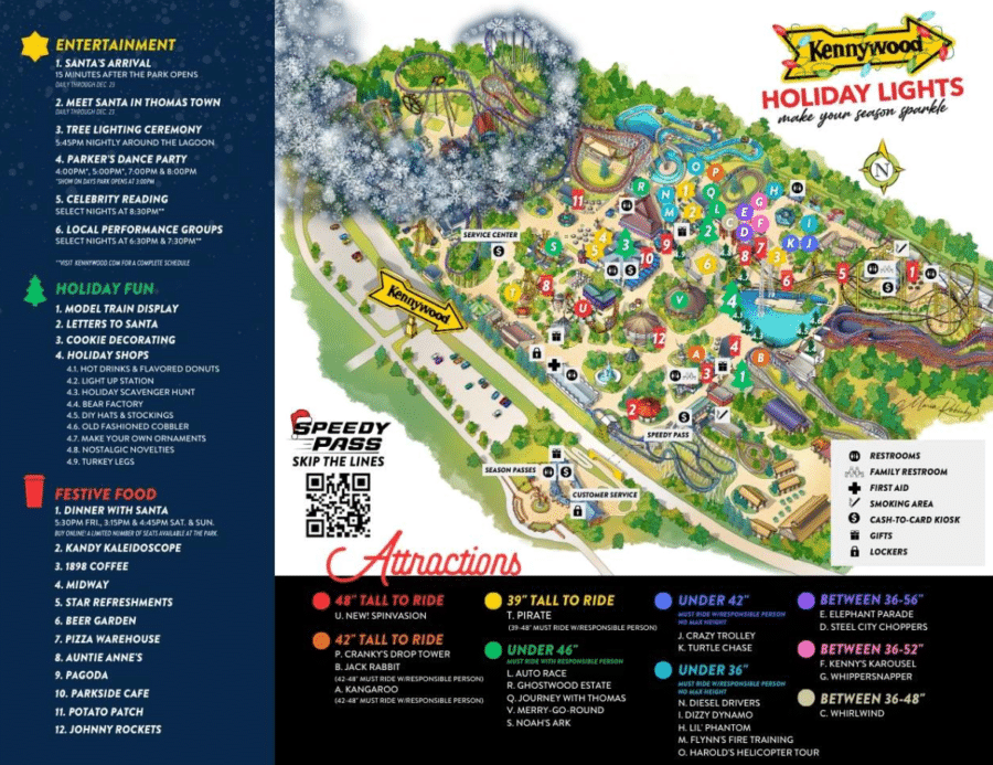 Kennywood Map and Brochure (2025 - 1920) | ThemeParkBrochures.net